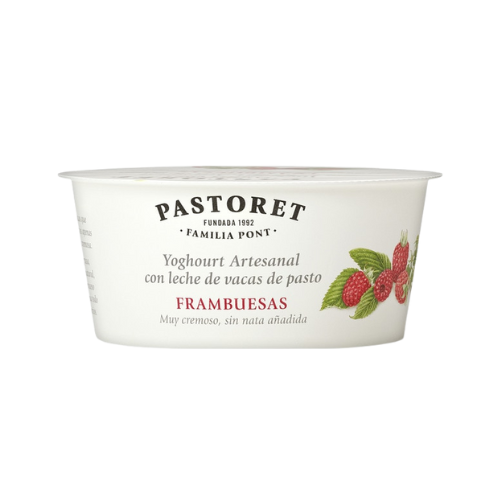 Yogur frambuesa 125g pastoret | Fruta y verdura Cal Fruitós