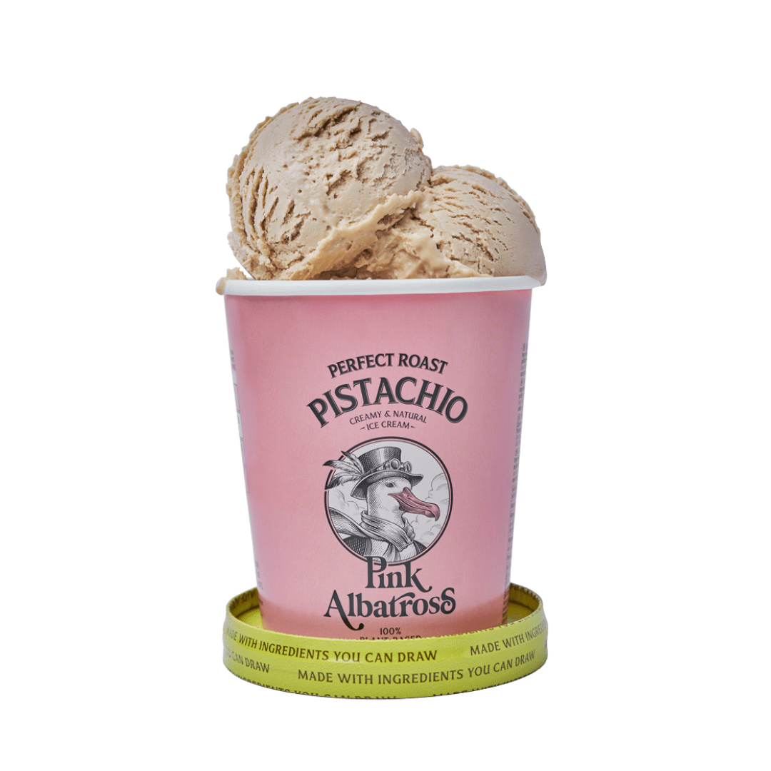 Helado pistacho 480ml pink albatros | Fruta y verdura Cal Fruitós